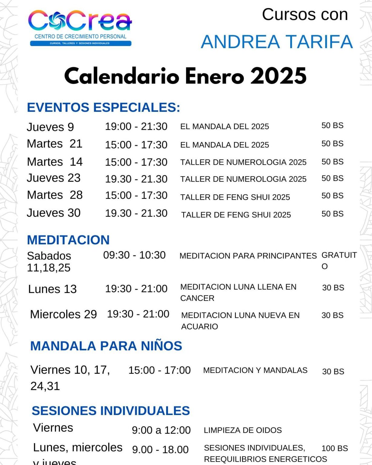 Calendario enero 2025 – cocrea bolivia